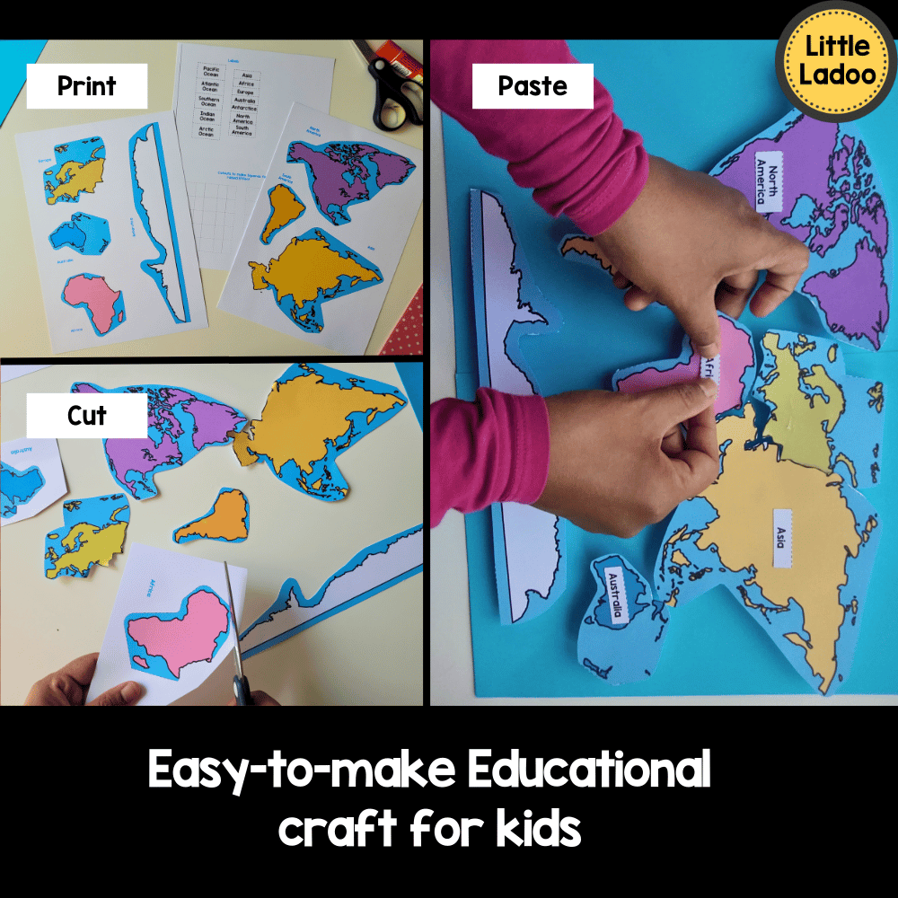 7 Continents Craft – LittleLadoo