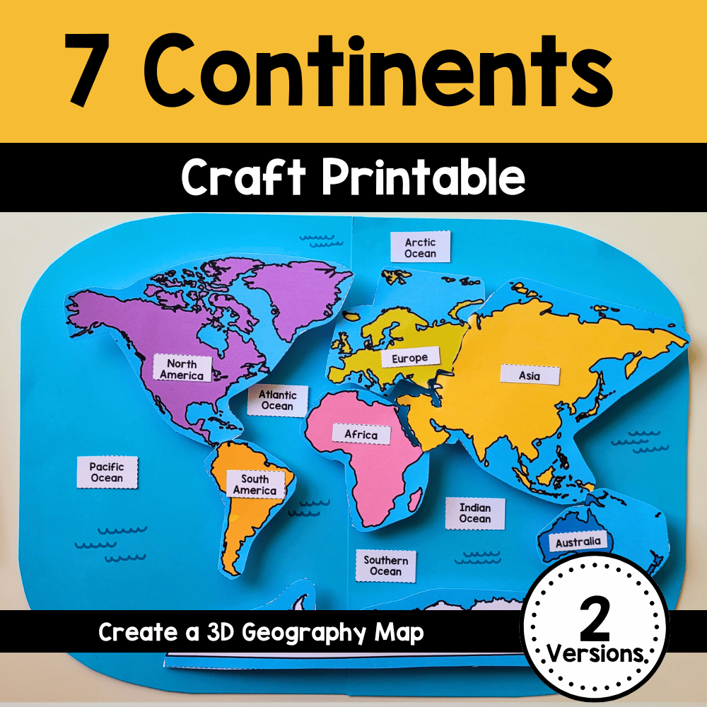 7 Continents Craft – LittleLadoo