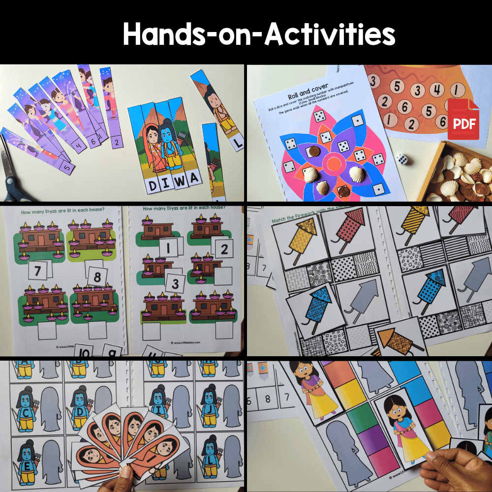 Diwali Activity Bundle Printable – LittleLadoo
