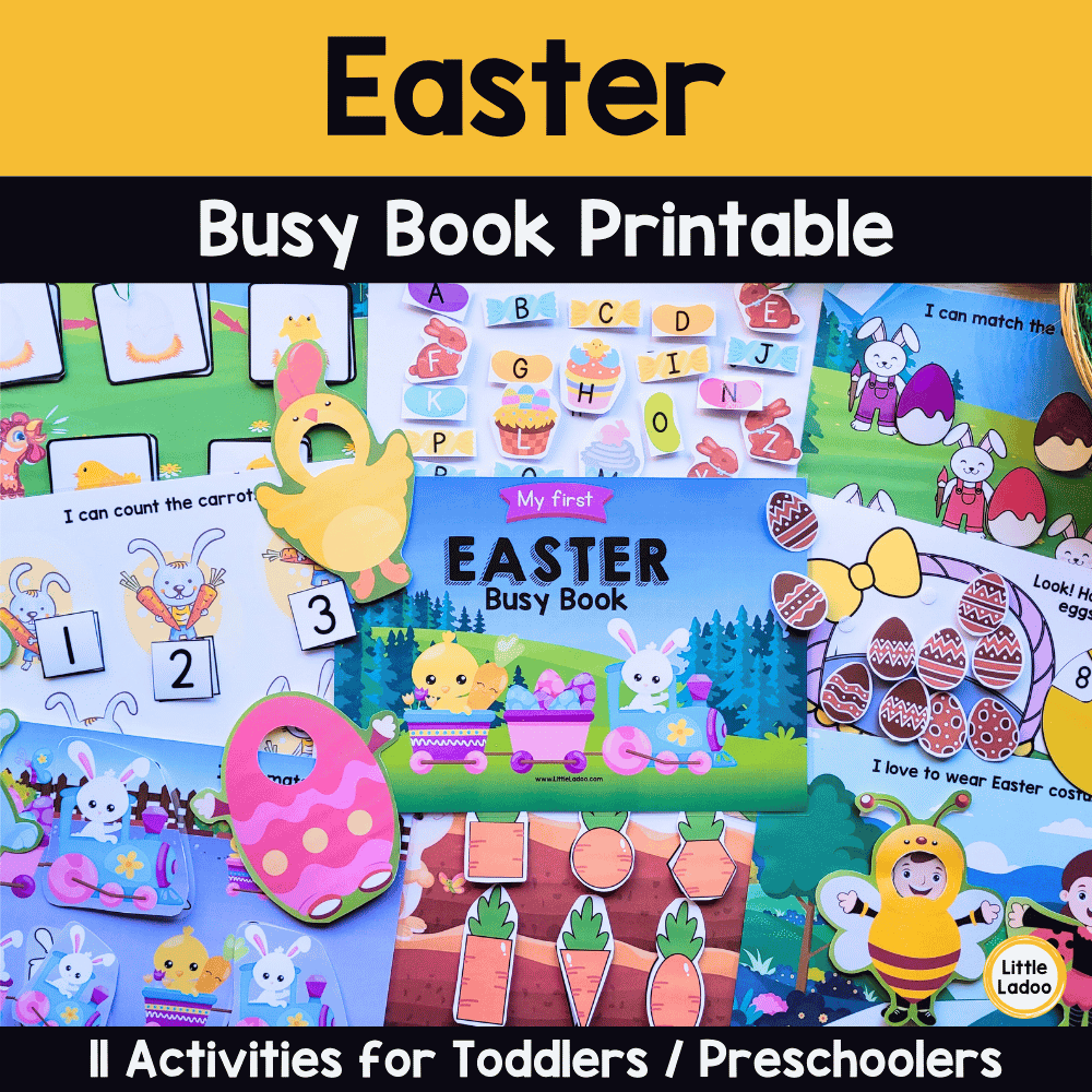 Easter Busy Book {11 Activities} – LittleLadoo