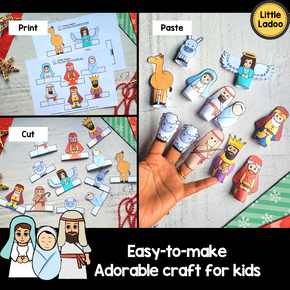 Nativity Printable Finger Puppets