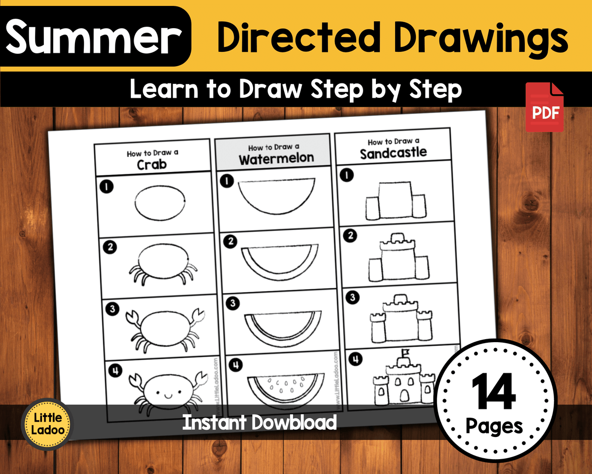 Summer Directed Drawing – LittleLadoo