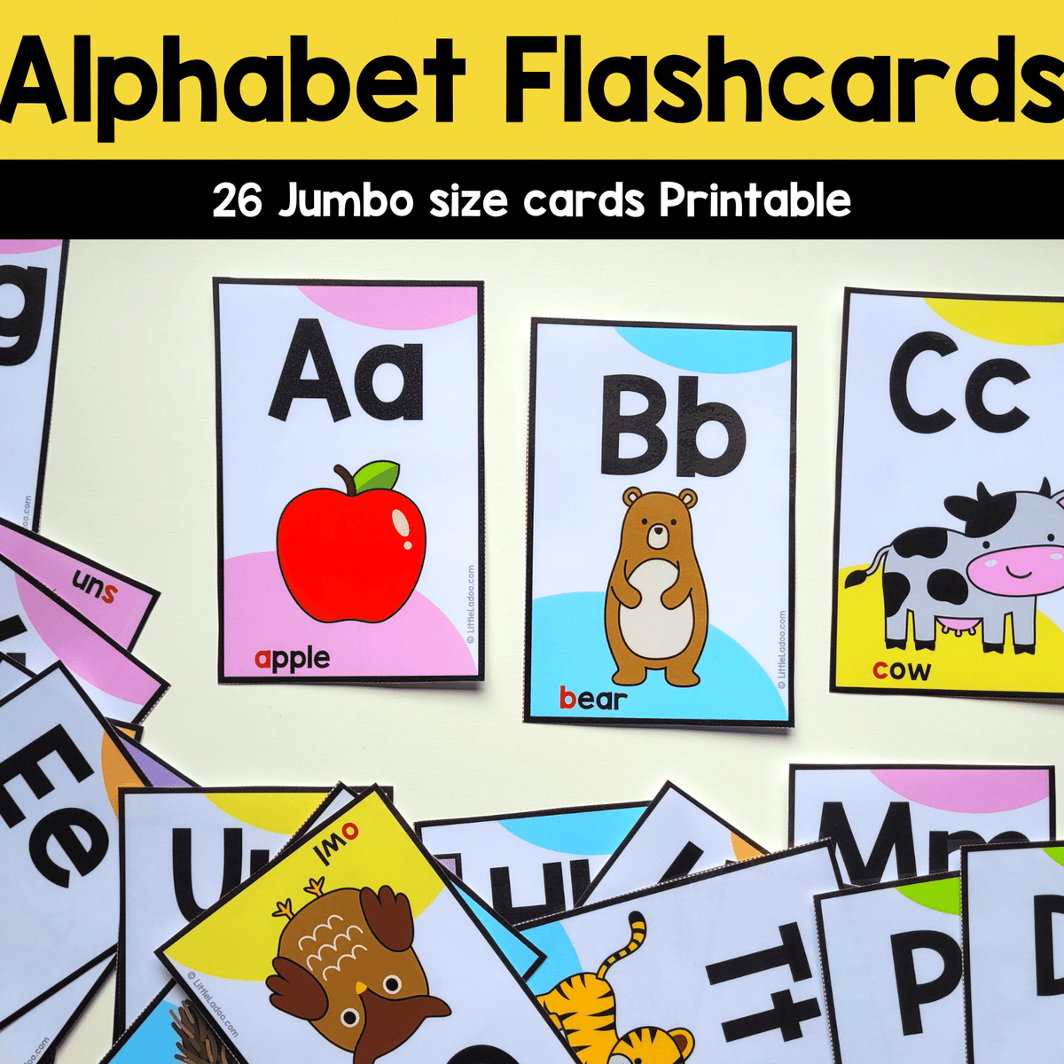 Alphabet Flashcards – LittleLadoo