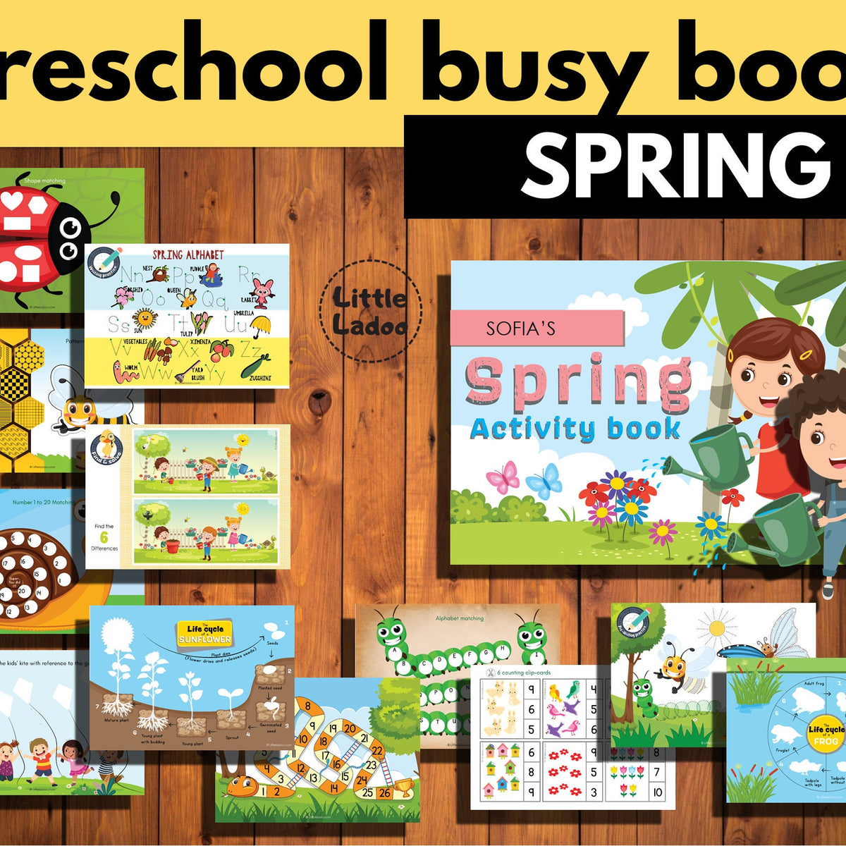 The Mega Spring Activity Book – LittleLadoo