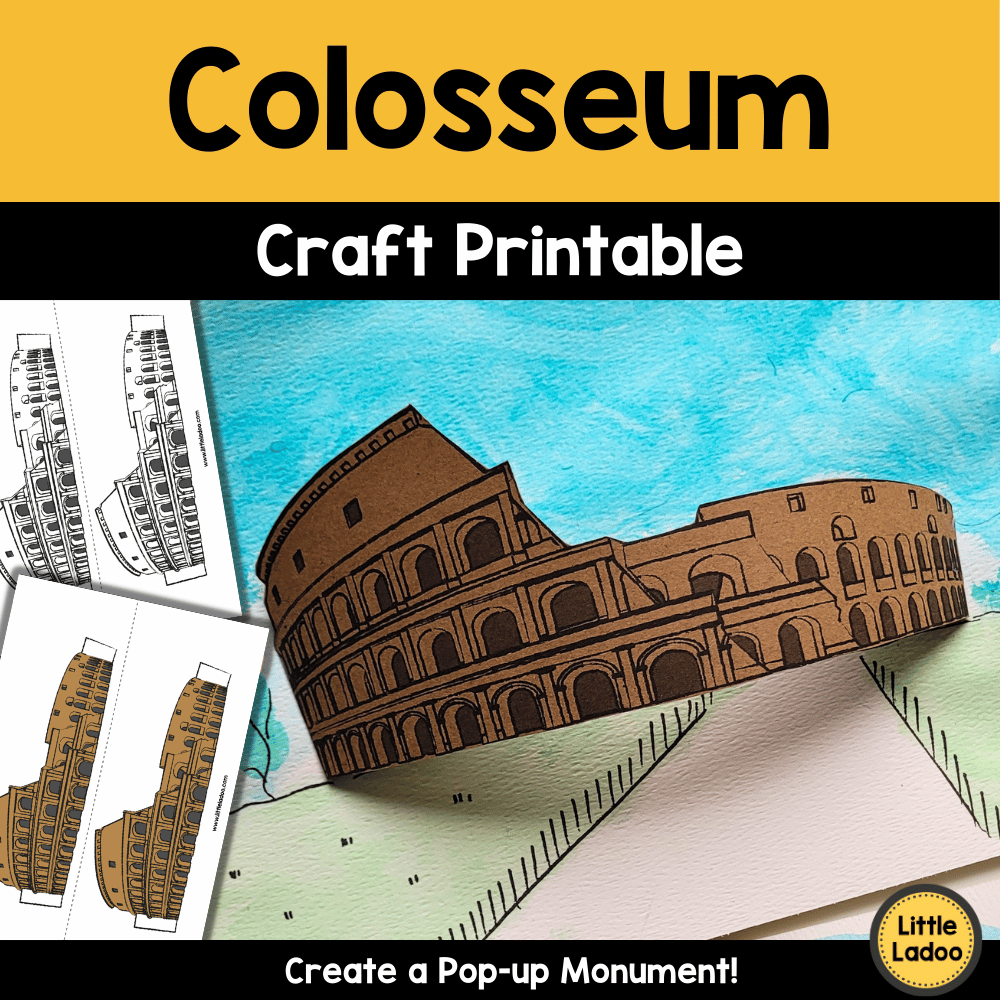 Colosseum Craft Printable – LittleLadoo