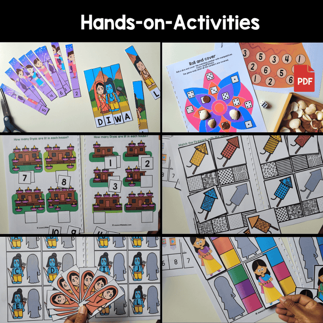 Diwali Activity Bundle Printable – LittleLadoo
