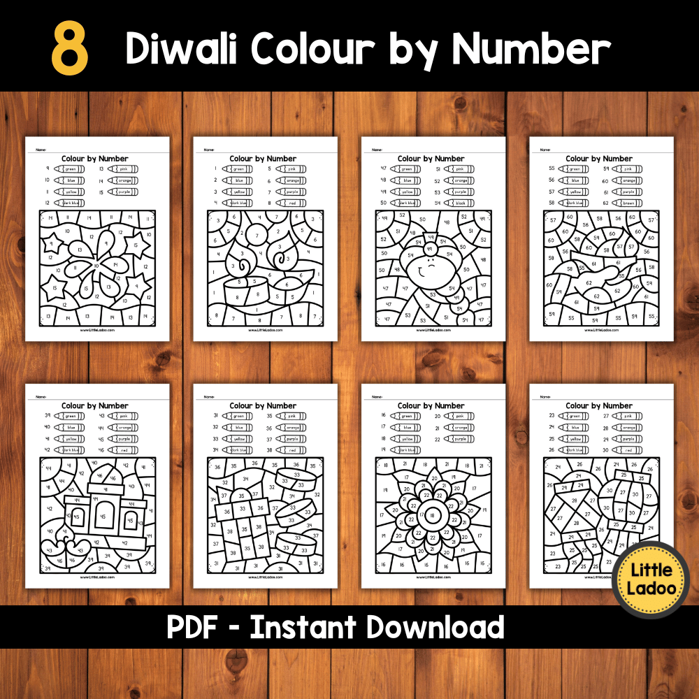 Diwali Activity Bundle Printable – LittleLadoo