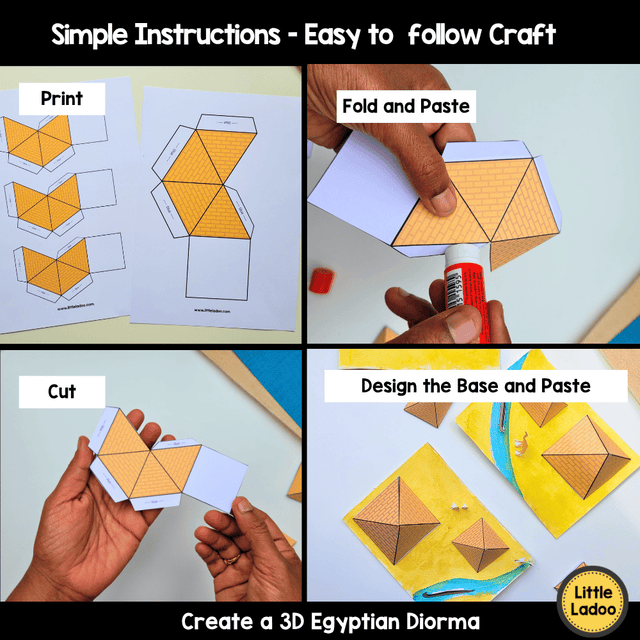 Egyptian Pyramid Craft – LittleLadoo