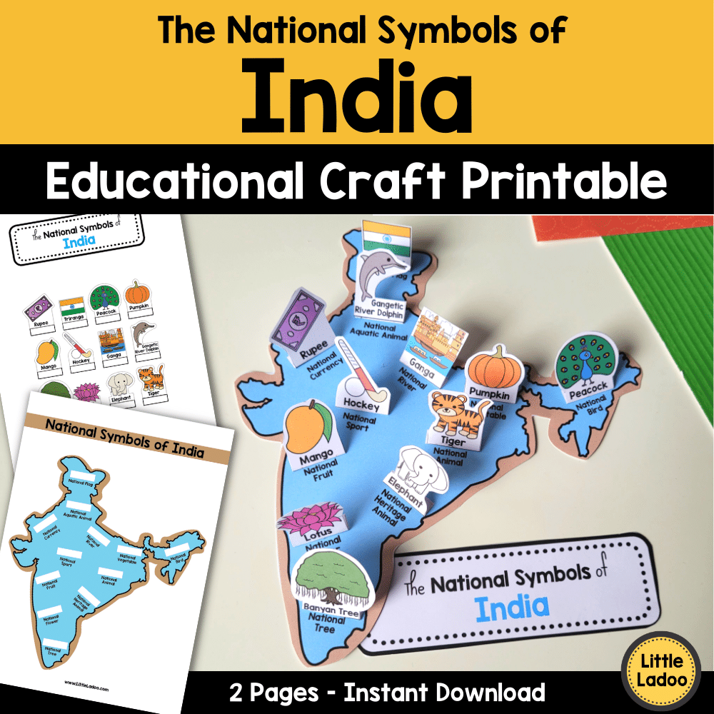 National Symbols of India Craft – LittleLadoo
