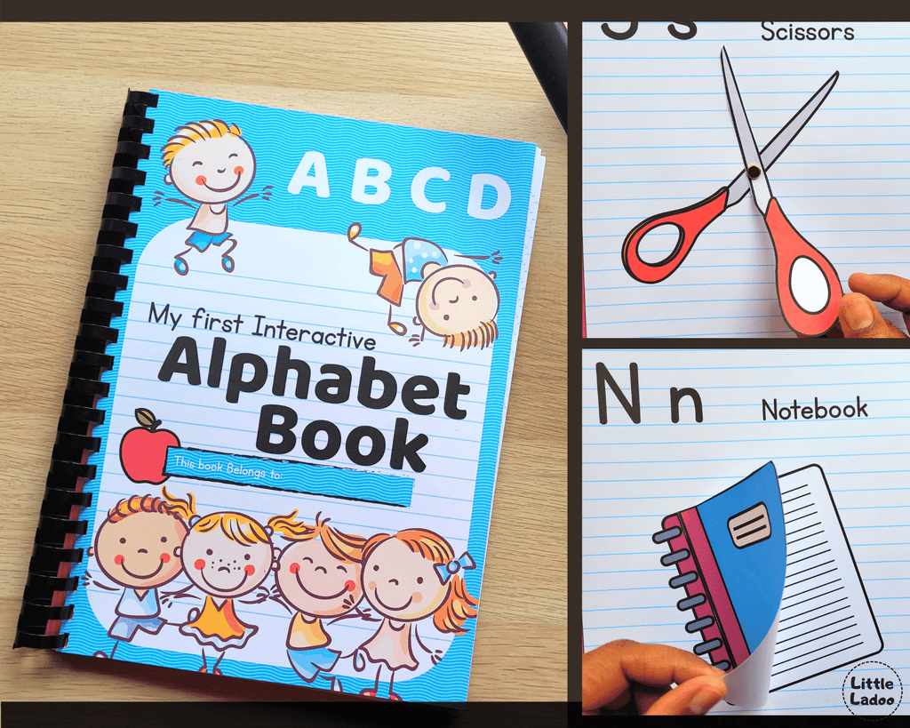 Interactive Alphabet Book {26 Easy Letter Crafts} – LittleLadoo