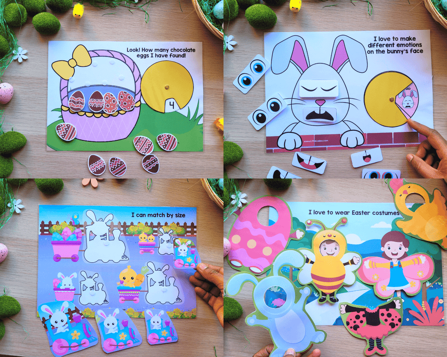 Easter Busy Book {11 Activities} – LittleLadoo