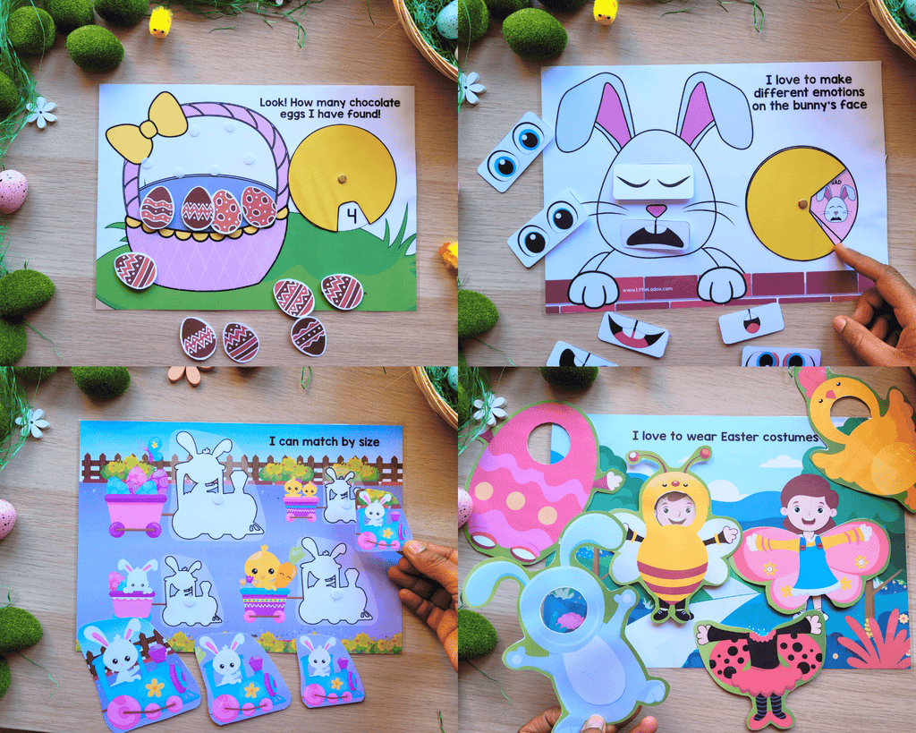 Easter Busy Book {11 Activities} – LittleLadoo