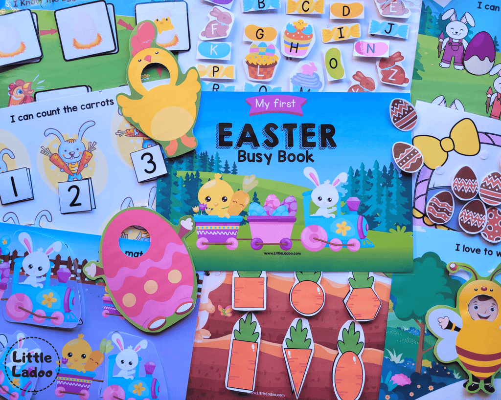 Easter Busy Book {11 Activities} – LittleLadoo