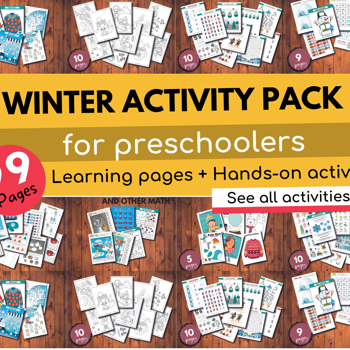 Winter Activity Pack {99 Pages} – LittleLadoo