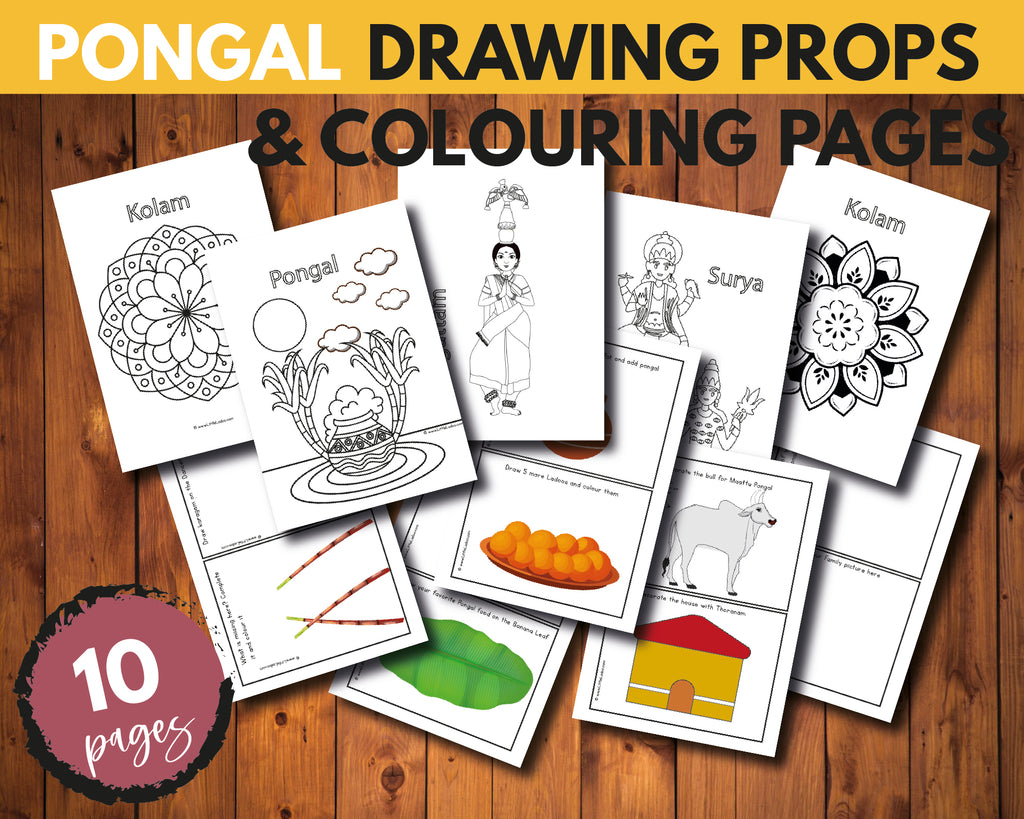 Pongal Activity Pack {50 Pages} – LittleLadoo