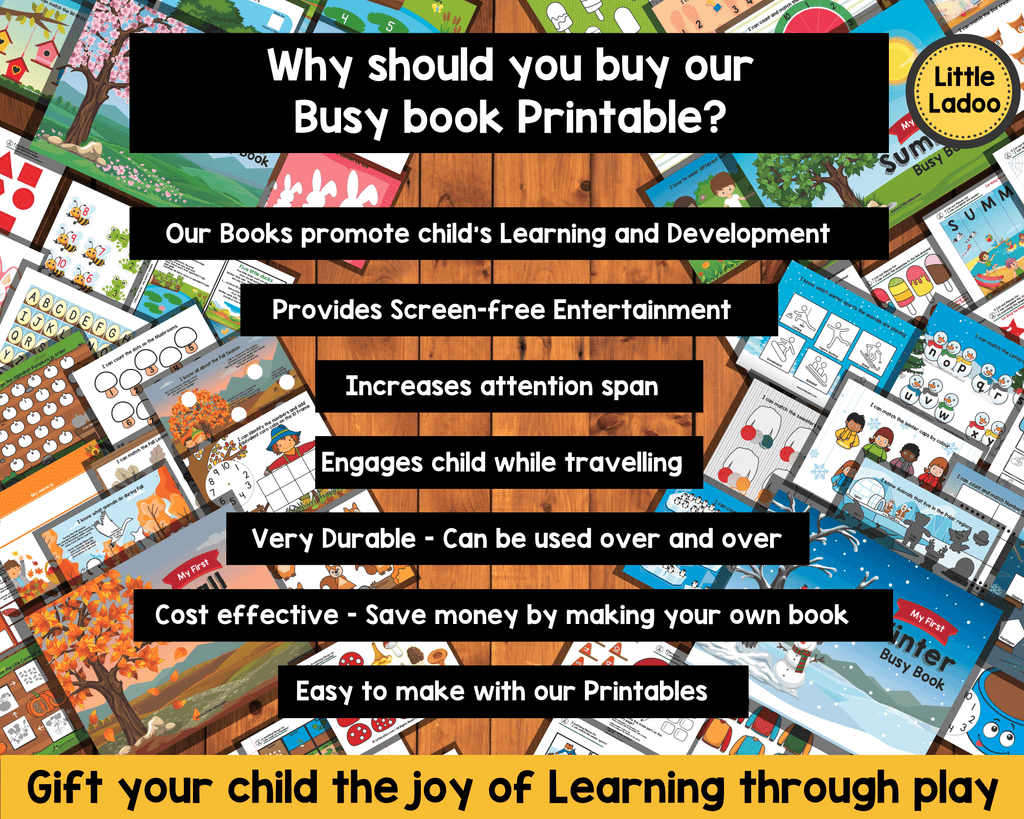 Seasons Busy Book Bundle { 44 Activities } – LittleLadoo