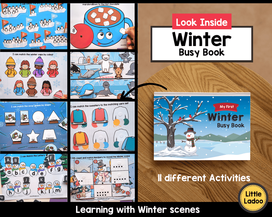 Seasons Busy Book Bundle { 44 Activities } – LittleLadoo