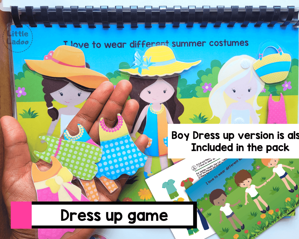 Summer Busy Book Printable {11 Activities} – LittleLadoo