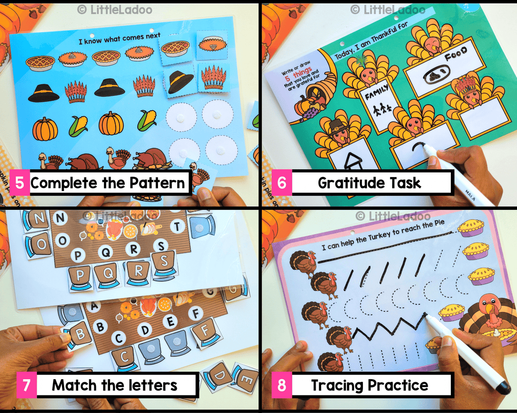 Thanksgiving Busy Book {11 Activities} – LittleLadoo