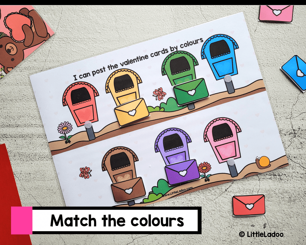 Valentine Busy Book Printable {11 Activities } – LittleLadoo