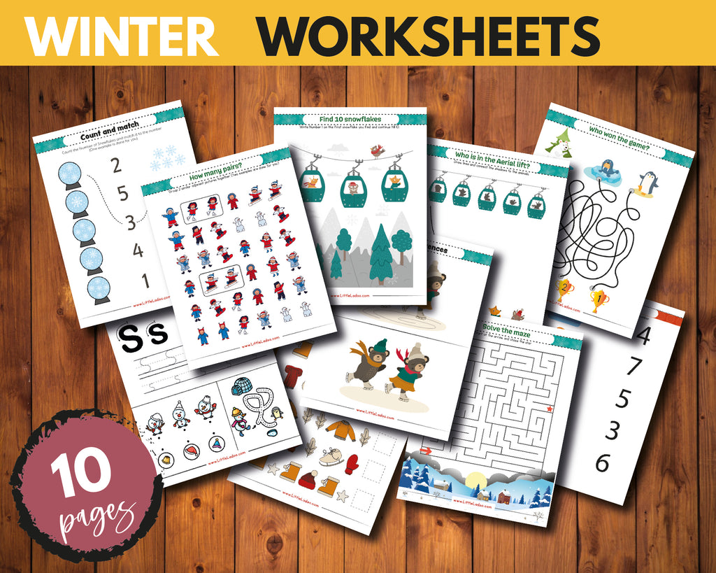 Winter Activity Pack {99 Pages} – LittleLadoo