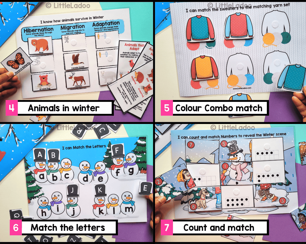 Winter Busy Book {11 Activities} – LittleLadoo