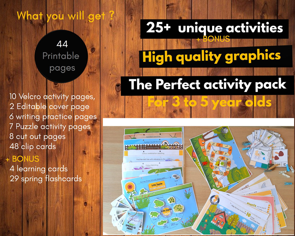 The Mega Spring Activity Book – LittleLadoo