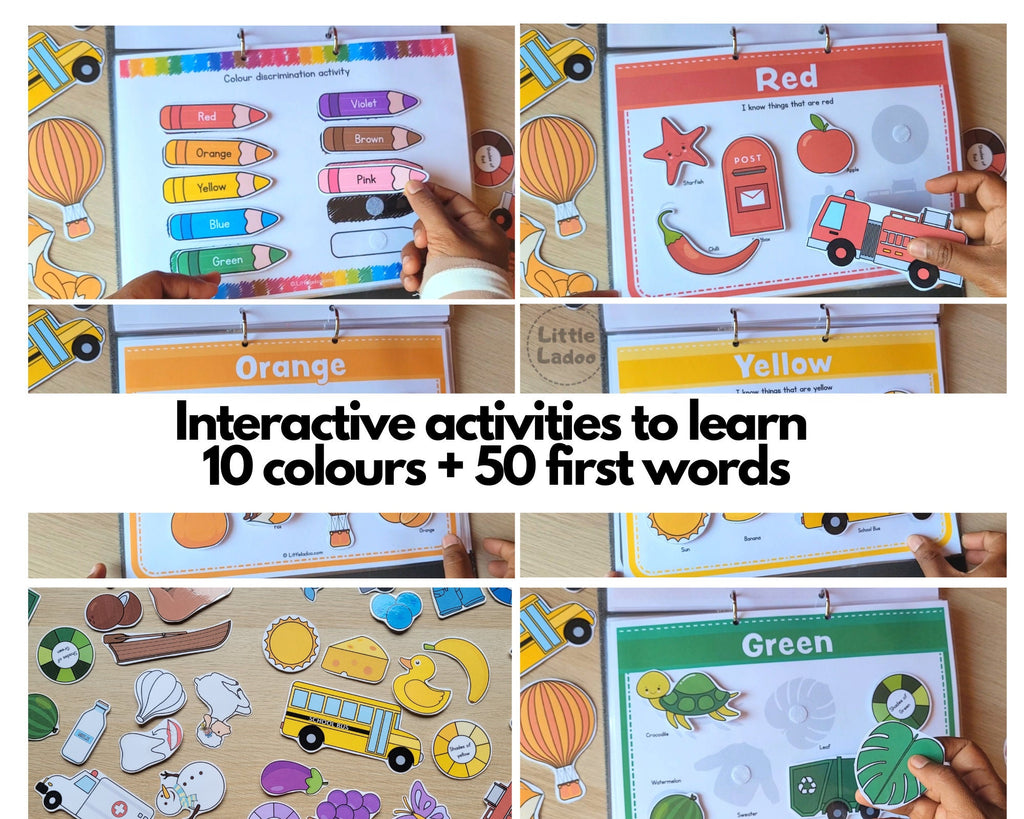 Colours Busy Book {11 activities} – LittleLadoo